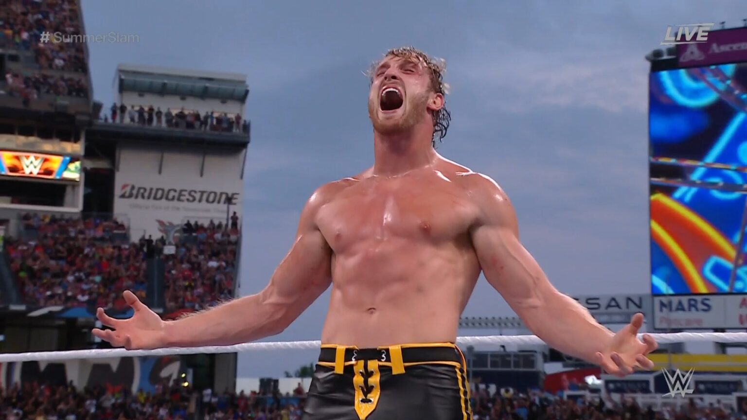 Roman Reigns VS Logan Paul Set To Headline WWE Crown Jewel In Saudi ...